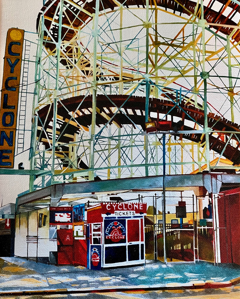 Art - Johnny Lowe Canvas 8x10 – Coney Island USA